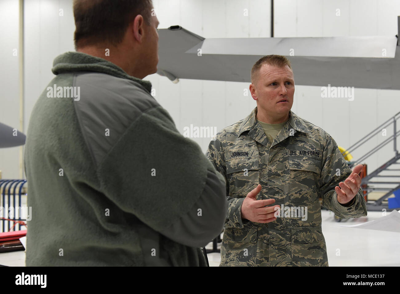 U.S. Air Force Senior Master Sgt. Bryan Johnson, 173rd Maintenace Group ...