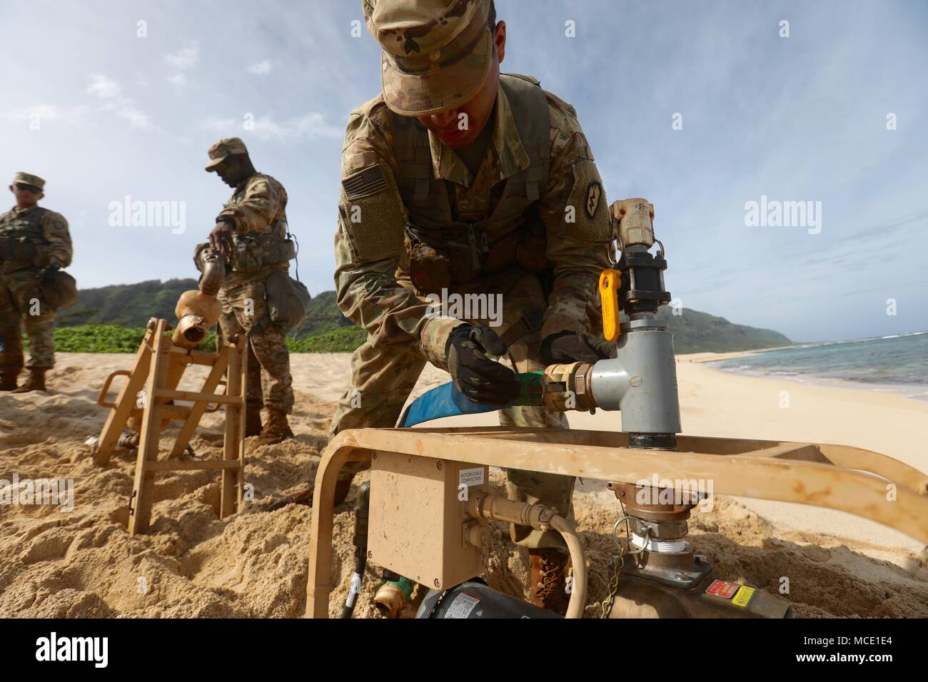 SCHOFIELD BARRACKS, Hawaii – Soldiers from the 209th Aviation Support ...