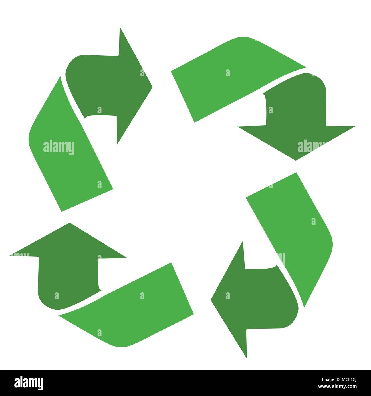 Vector recycle sign Stock Vector Image & Art - Alamy