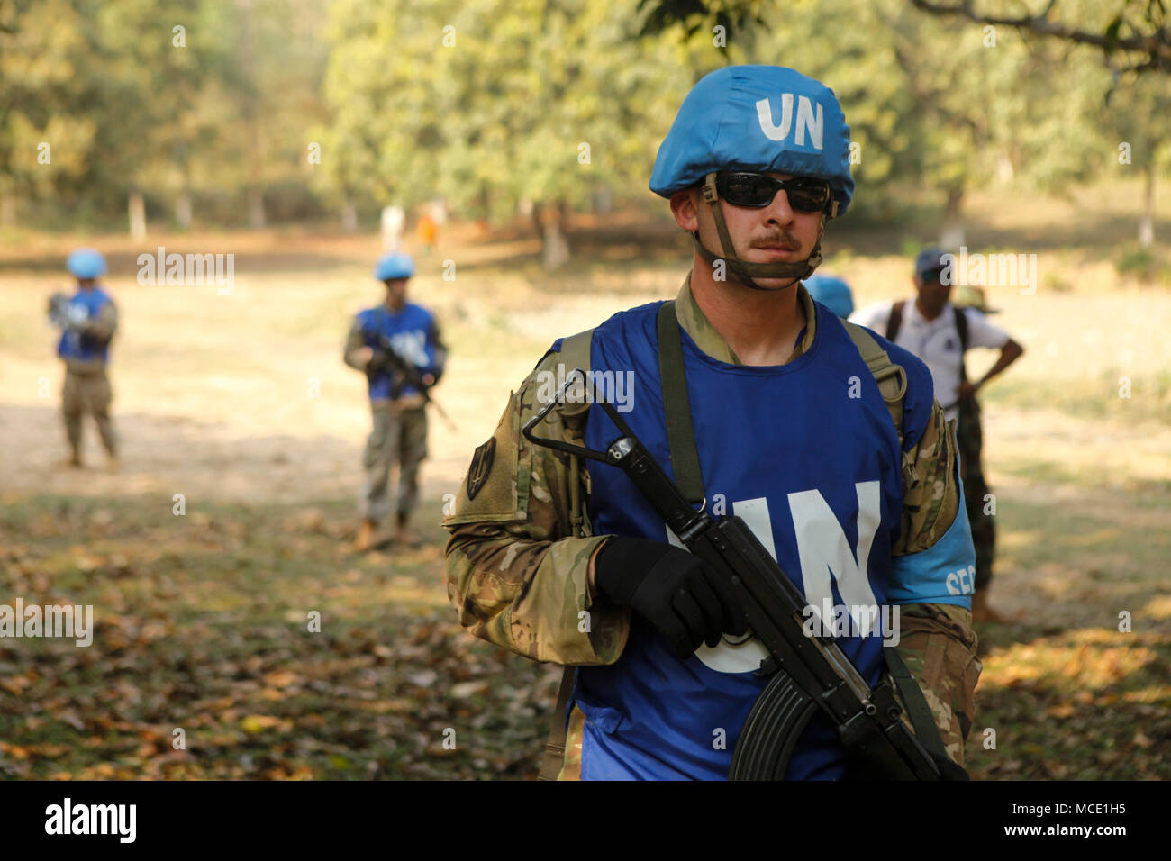 United nations peacekeepers hi-res stock photography and images - Alamy