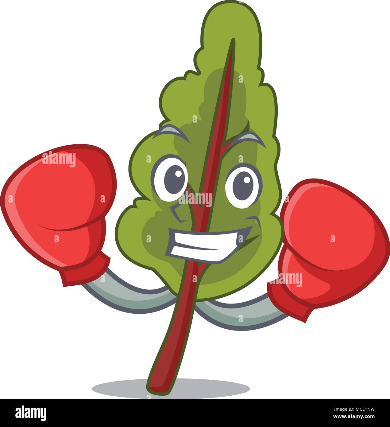 Boxing chard character cartoon style vector illustration Stock Vector ...