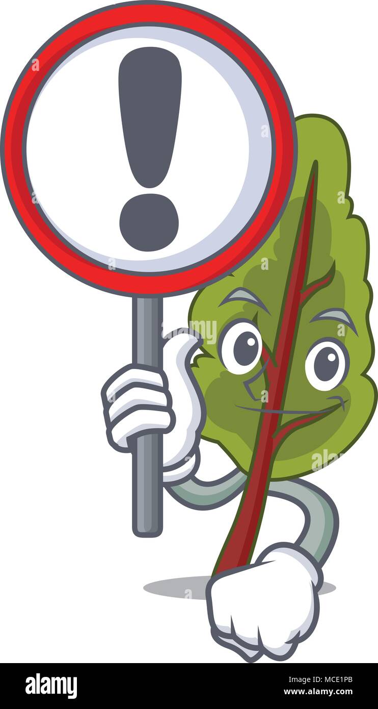 With sign chard character cartoon style vector illustration Stock ...