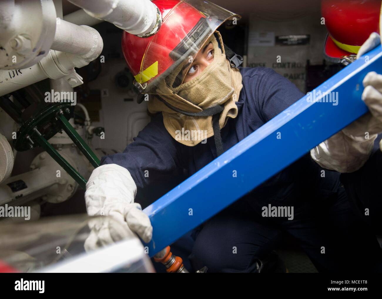 180225-N-IA905-1017 ARABIAN GULF (Feb. 25, 2018) Seaman Erica C. Pruitt ...