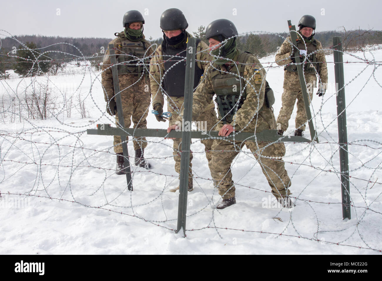 Yavoriv, Ukraine – Ukrainian Army Soldiers assigned to 3rd Battalion ...