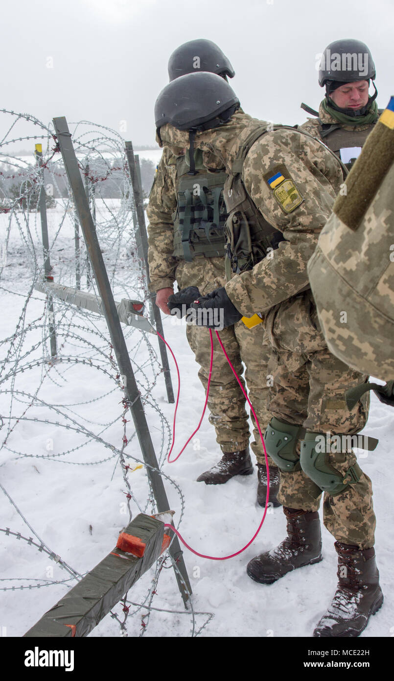 Yavoriv, Ukraine – Ukrainian Army Soldiers assigned to 3rd Battalion ...