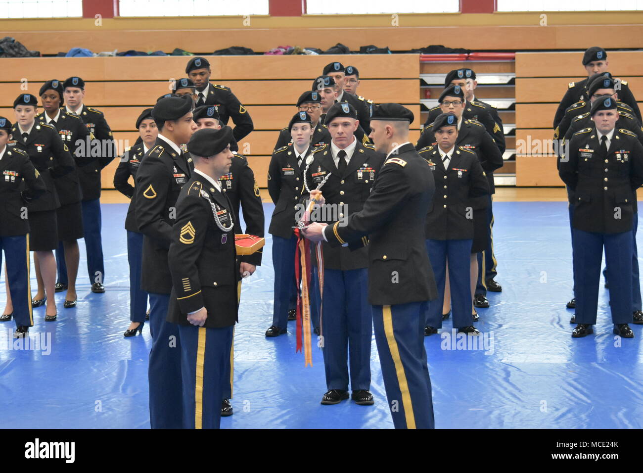 64th Medical Detachment Commander, Lt. Col. Brett Taylor and detachment ...