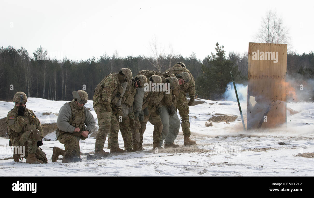 U.S. Soldiers assigned to 3rd Squadron, 2nd Cavalry Regiment, detonate ...