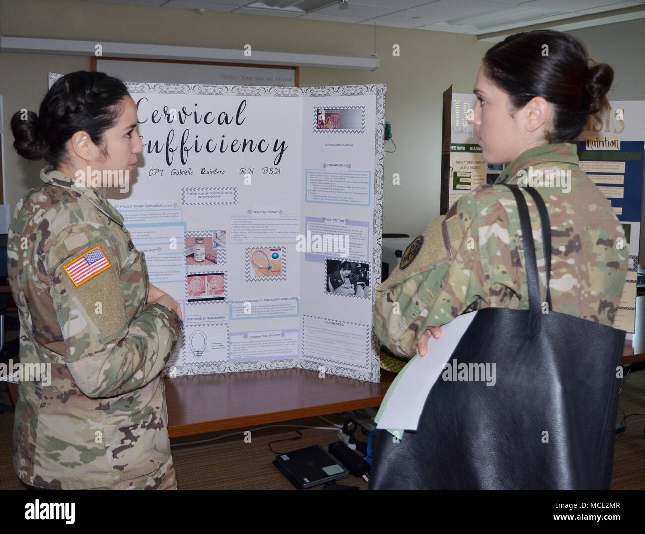 Capt. Gabrielle Quintero, one of the nurses currently enrolled in Army ...