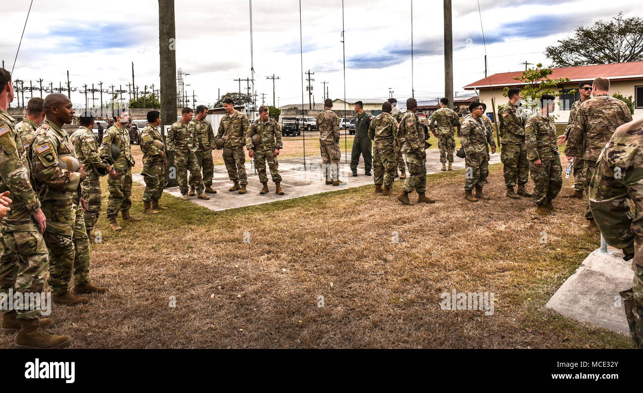 Service members with the Special Operations Command South conduct a ...