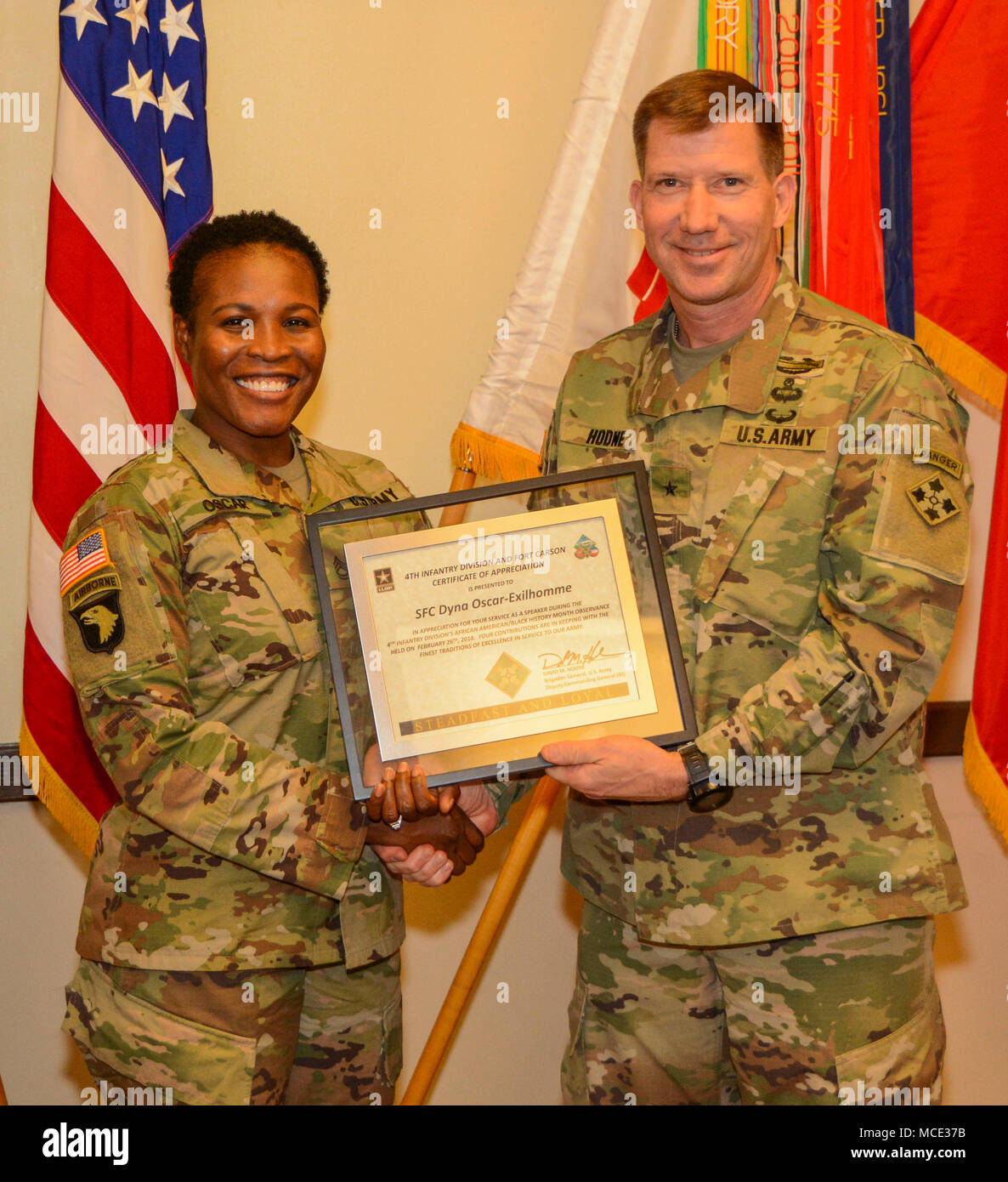 FORT CARSON, Colorado - Brig. Gen, Dave Hodne, Deputy Commanding ...