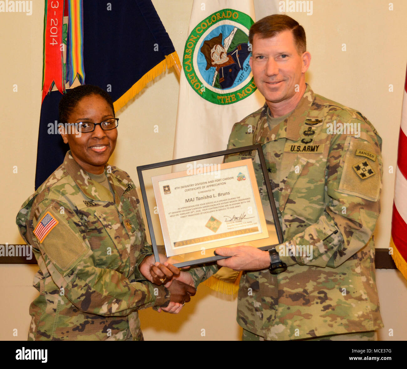 FORT CARSON, Colorado - Brig. Gen, Dave Hodne, Deputy Commanding ...