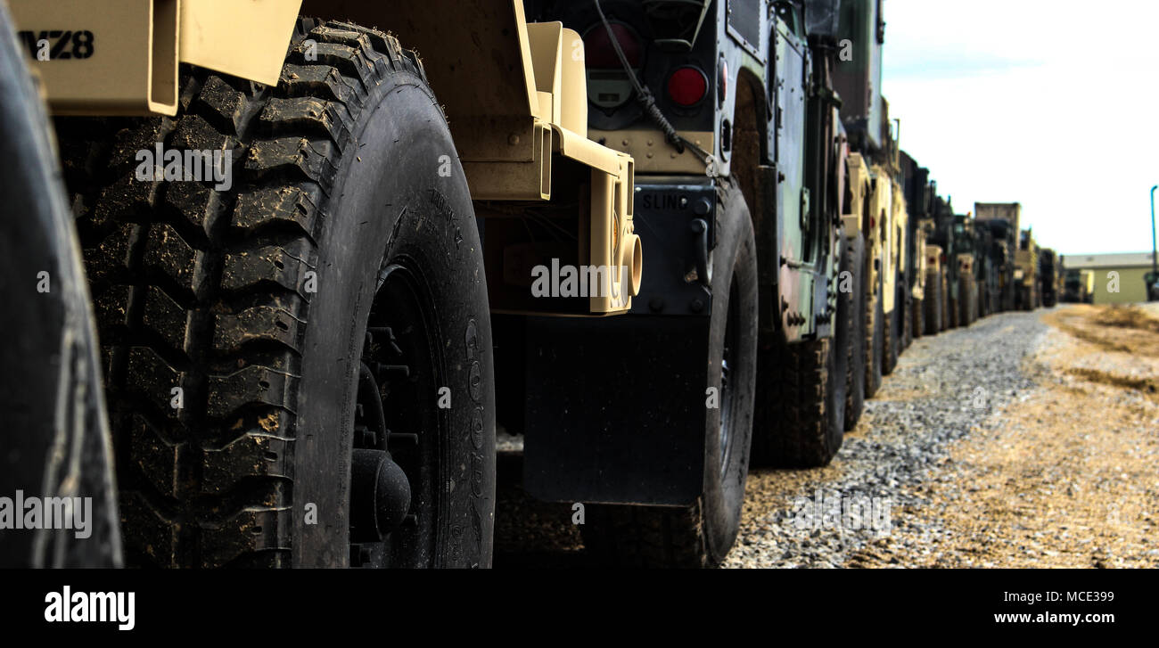 The 155th Armored Brigade Combat Team prepares their vehicles at Camp ...