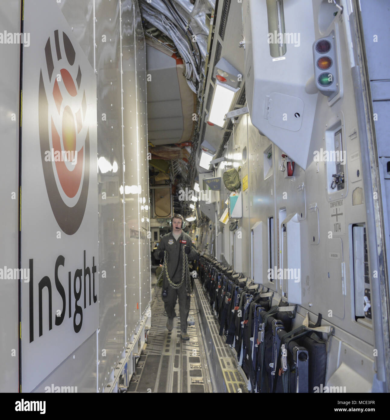Senior Airman Griffin Brewer, 21st Airlift Squadron loadmaster at ...