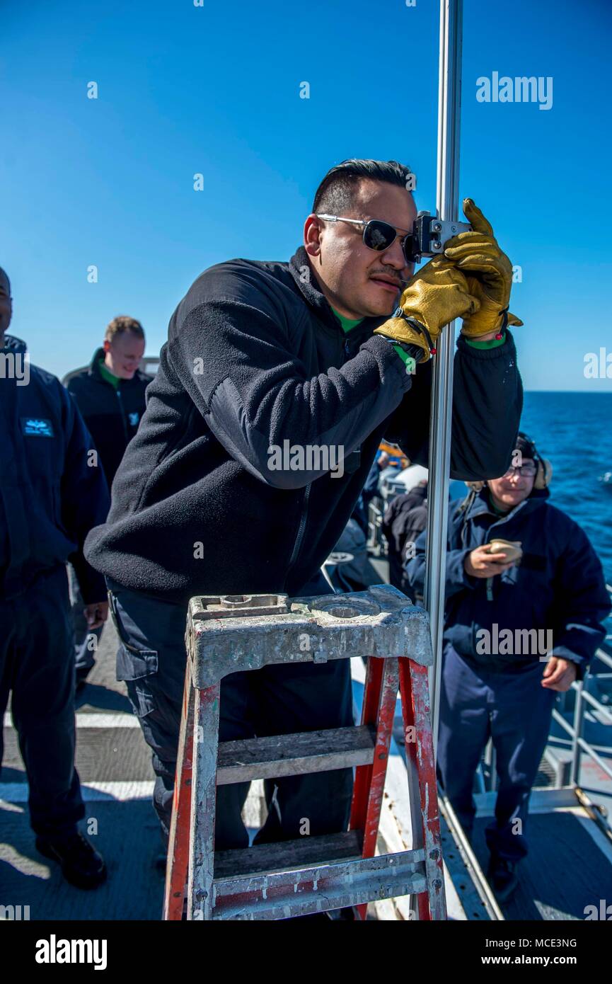 180227-N-NG136-300 ATLANTIC OCEAN (Feb. 27, 2018) Interior ...