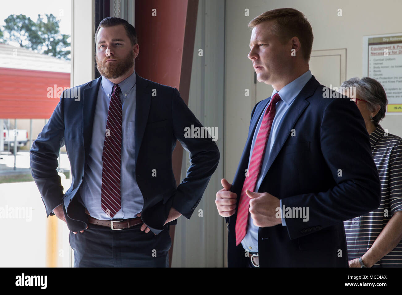 Mr. Cole Lyle, military legislative assistant, and Maj. Benjamin ...