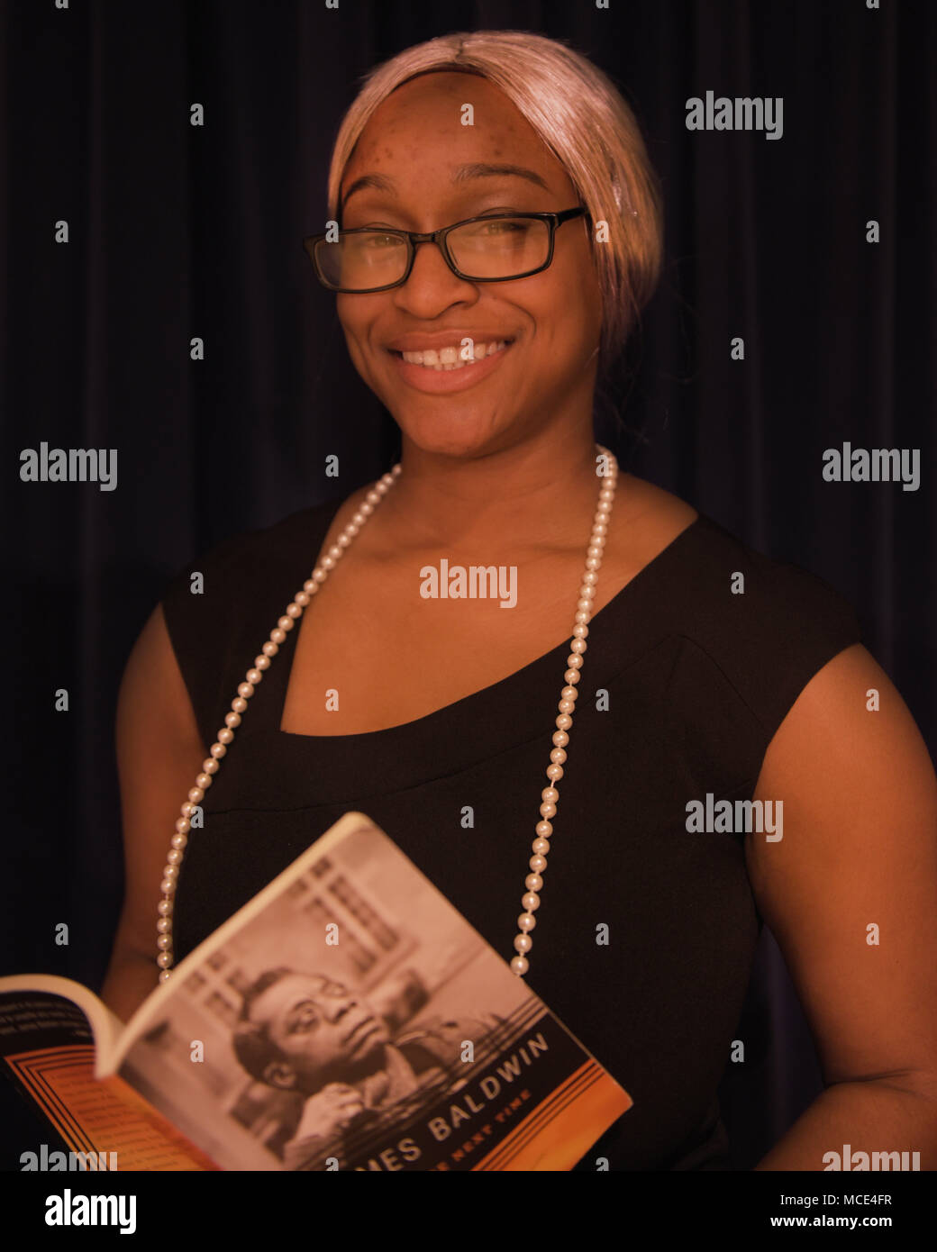 PETERSON AIR FORCE BASE, Colo. – SrA Tanya Davis poses as Mary McLeod ...