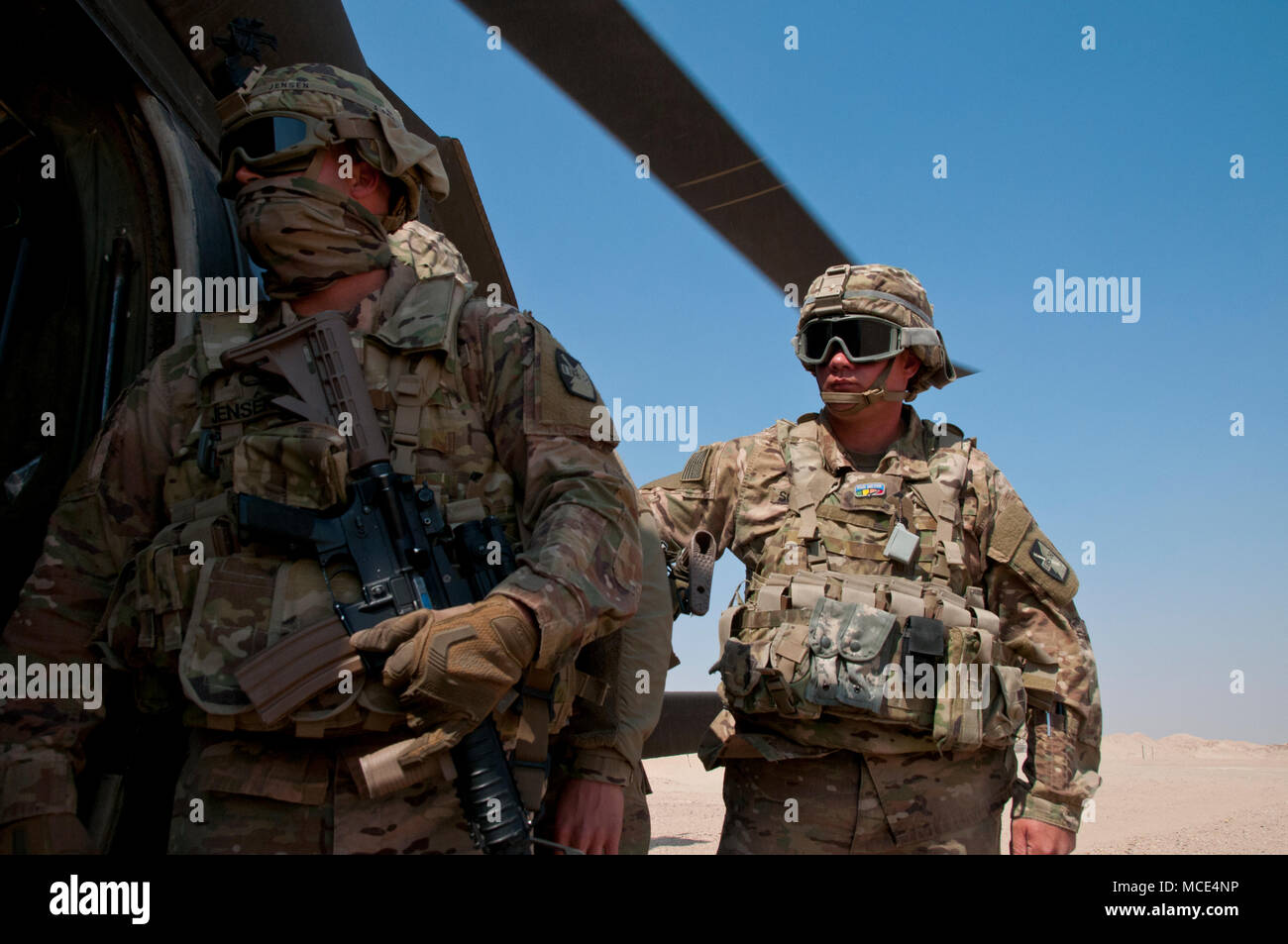 Noncommissioned officers with Delta Battery, 1st Battalion, 145th Field Artillery Regiment, Utah ...