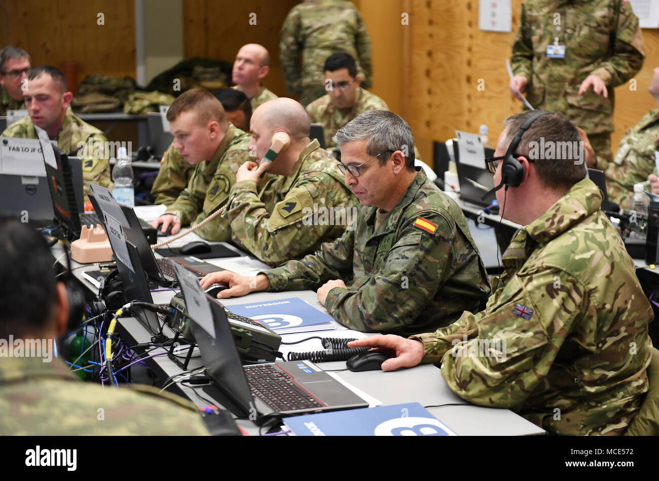 Ex DYNAMIC FRONT 18. Photographer: (Crown Copyright / Warrant Officer ...
