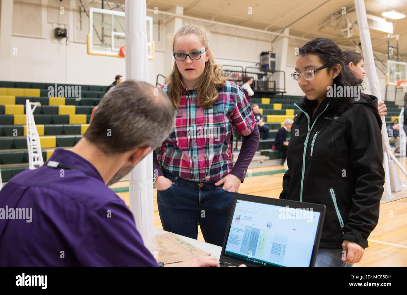 Students Jessica and Samantha at DeSales High School in Walla Walla, WA ...