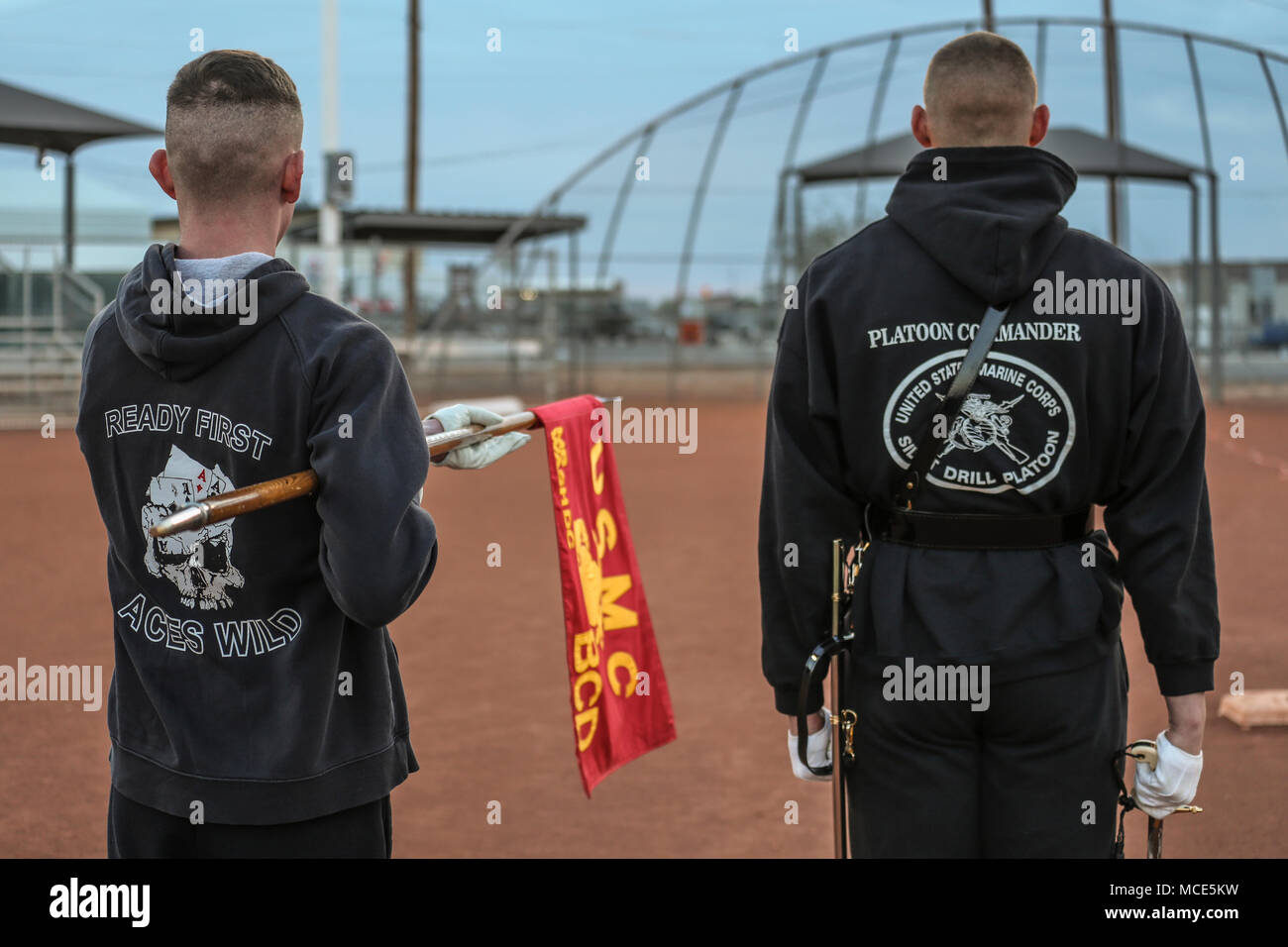 Captain Matthew S. Galadyk, platoon commander, U.S. Marine Corps Silent ...