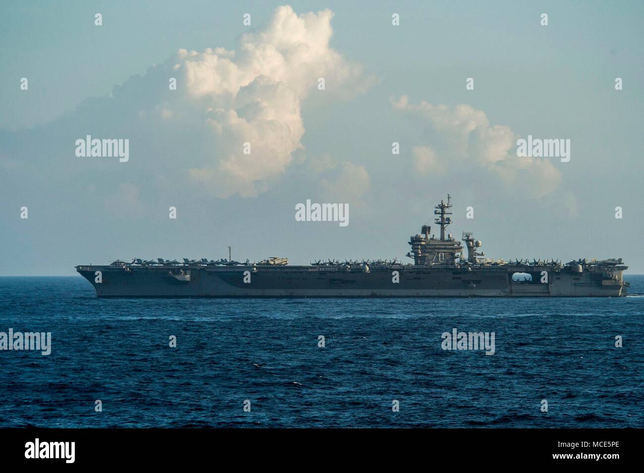 Nuclear powered aircraft carrier uss carl vinson cvn 70 hi-res stock ...