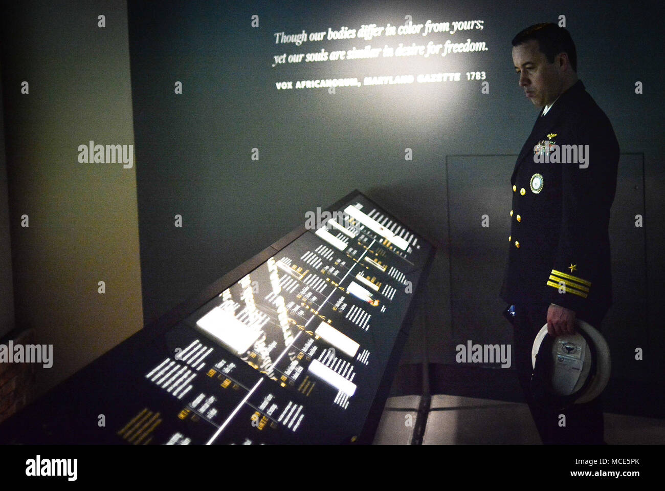 180222-N-IZ292-102 WASHINGTON (Feb. 22, 2018) Cmdr. Mike Thompson ...