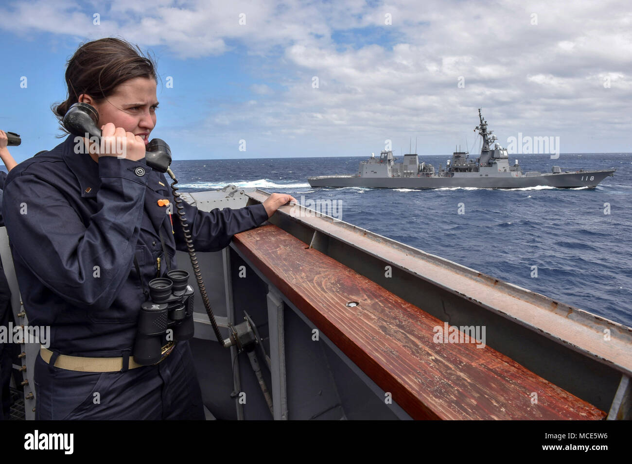 180228-N-RB168-572 PHILIPPINE SEA (Feb. 28, 2018) Ensign Nancy Smith ...