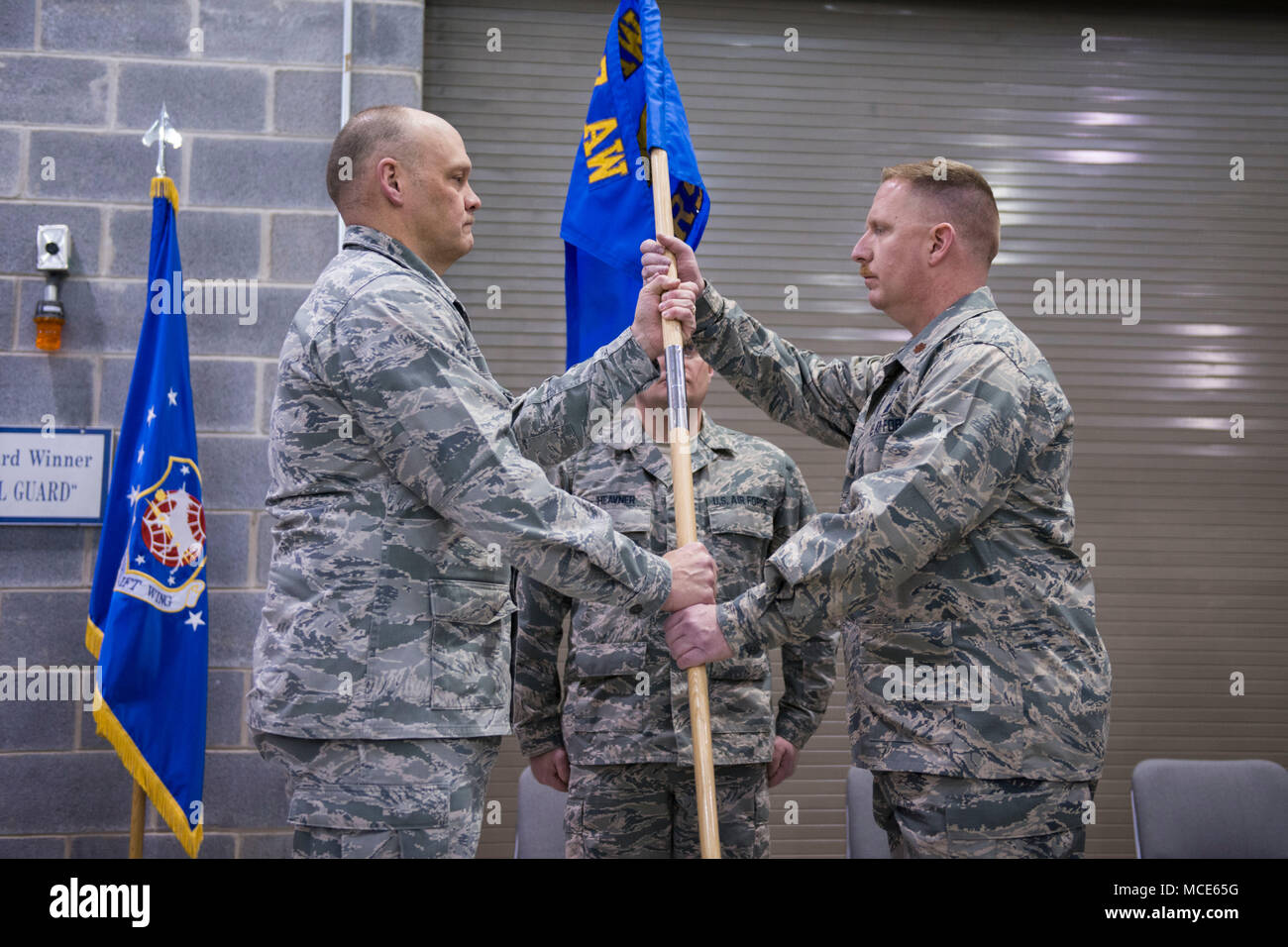 The 167th Mission Support Group commander, Col. Rodney Neely, passes ...