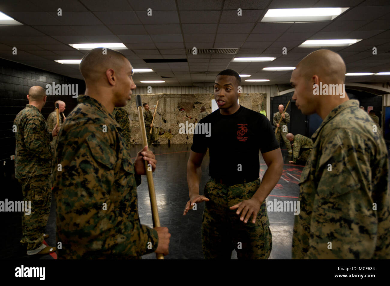 A Marine Corps Martial Arts Program Instructor, Instructional Training ...