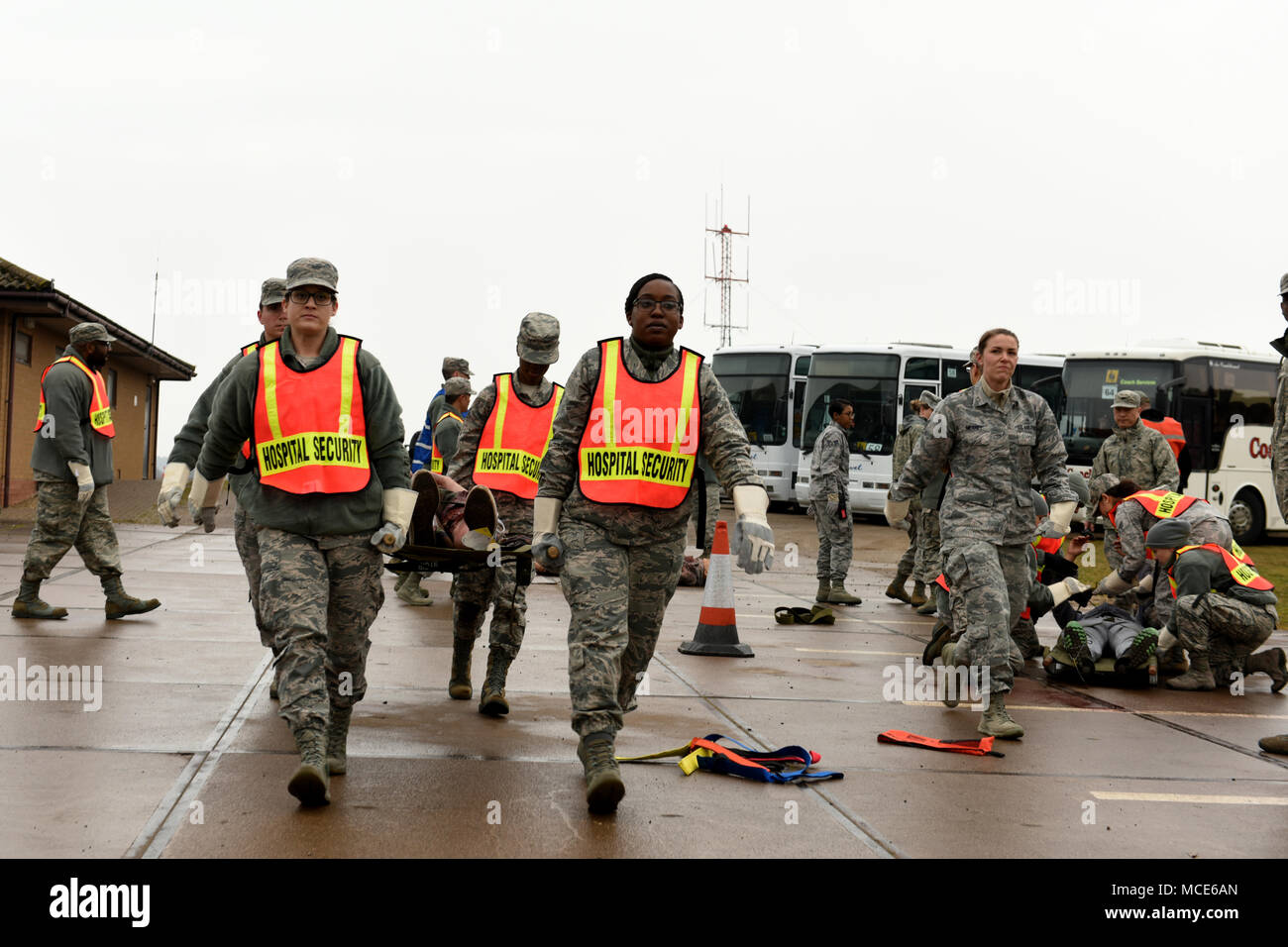 Airmen assigned the 48th Medical Group participate in an annual ...