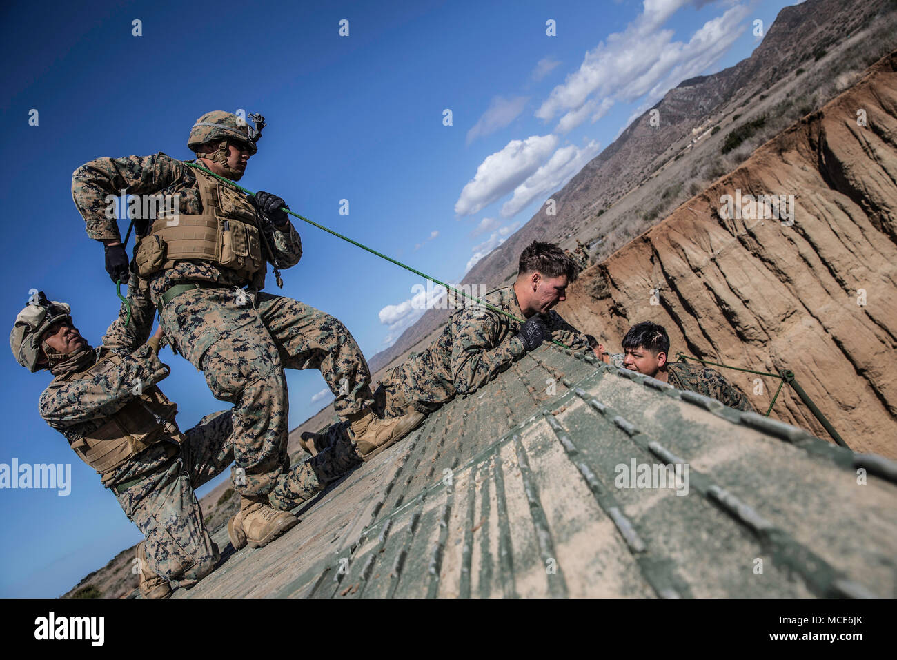 U.S. Marines with Bridge Company, 7th Engineer Support Battalion, 1st ...