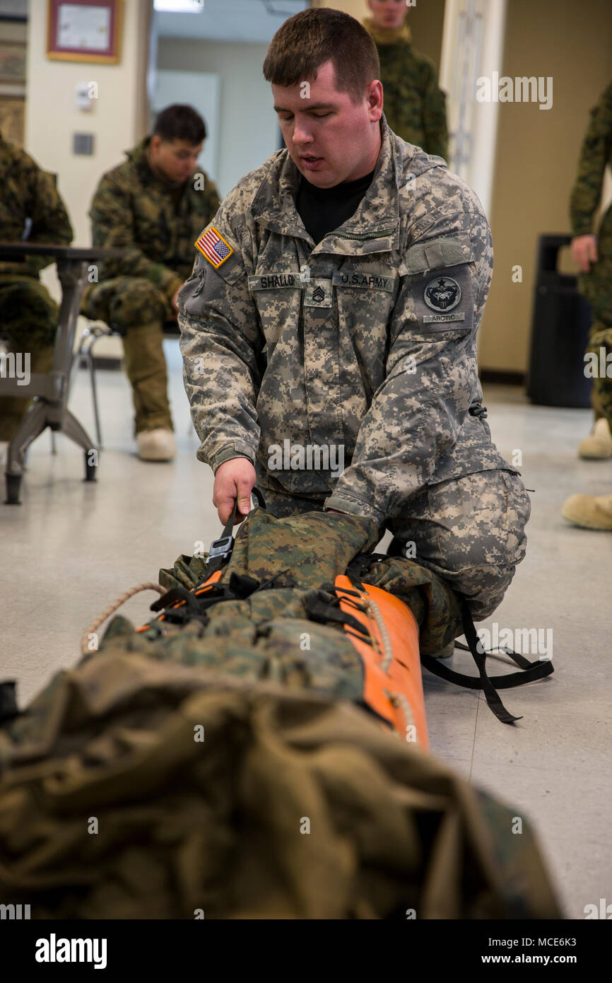 Staff Sgt. Christopher Shallo, a northern warfare training instructor ...
