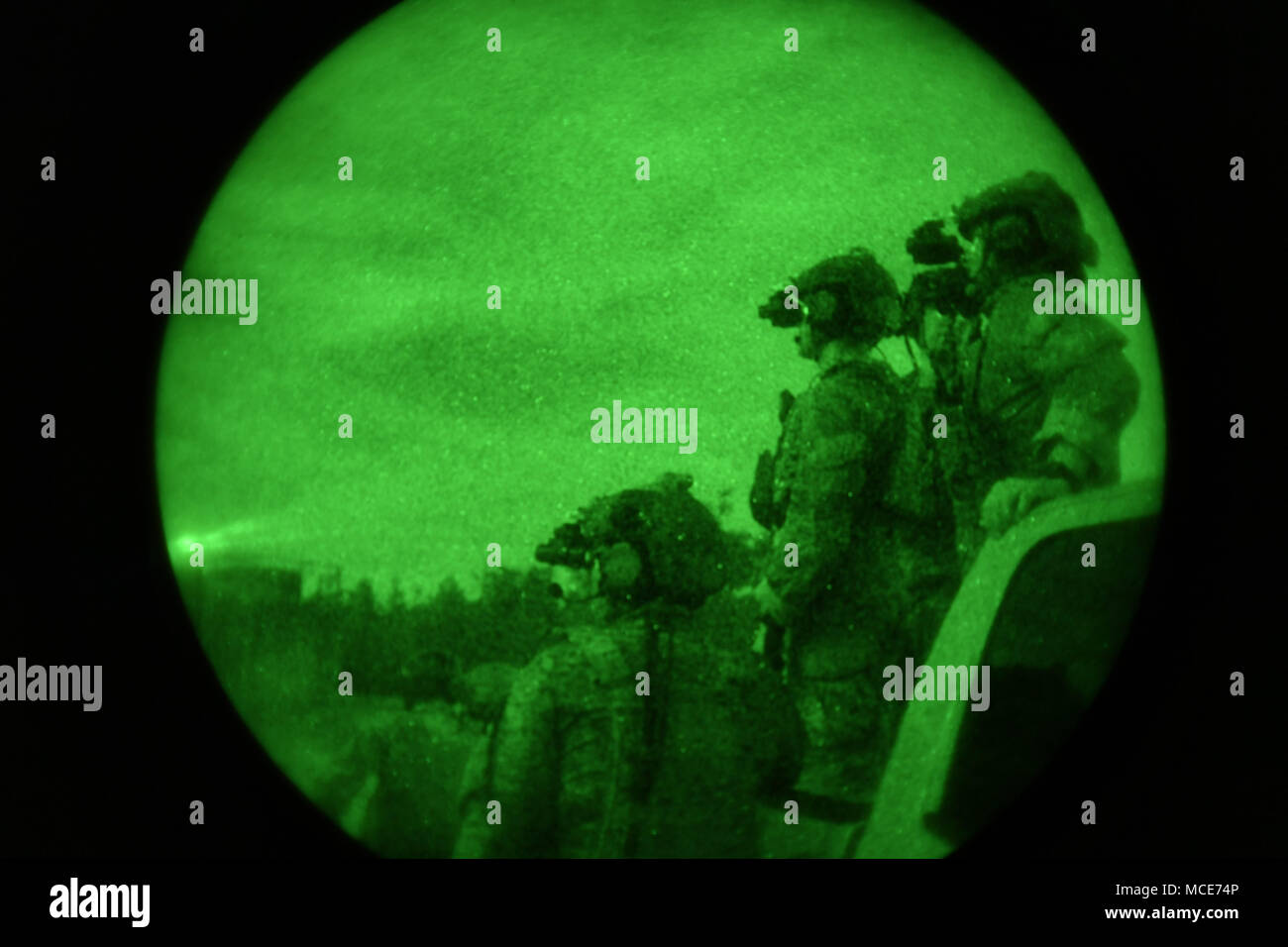 U.S. Army special forces members conduct close air support training Feb ...