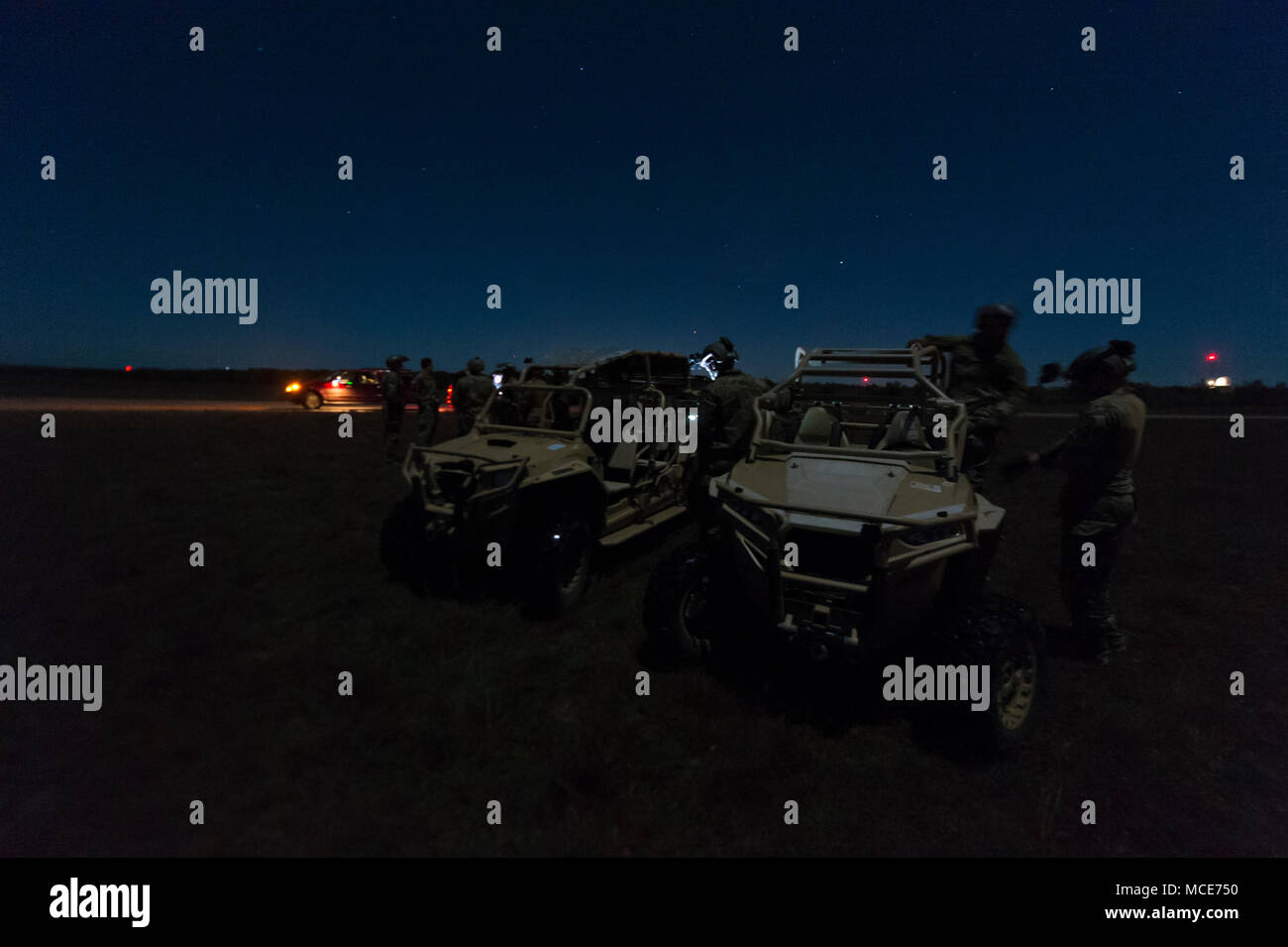 U.S. Army Special Operations Soldiers standby to conduct RAPIDs, rapid ...