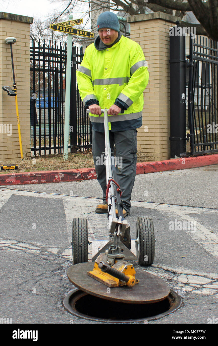 Karl Kerr, U.S. Army Corps of Engineers, Baltimore District geographer ...
