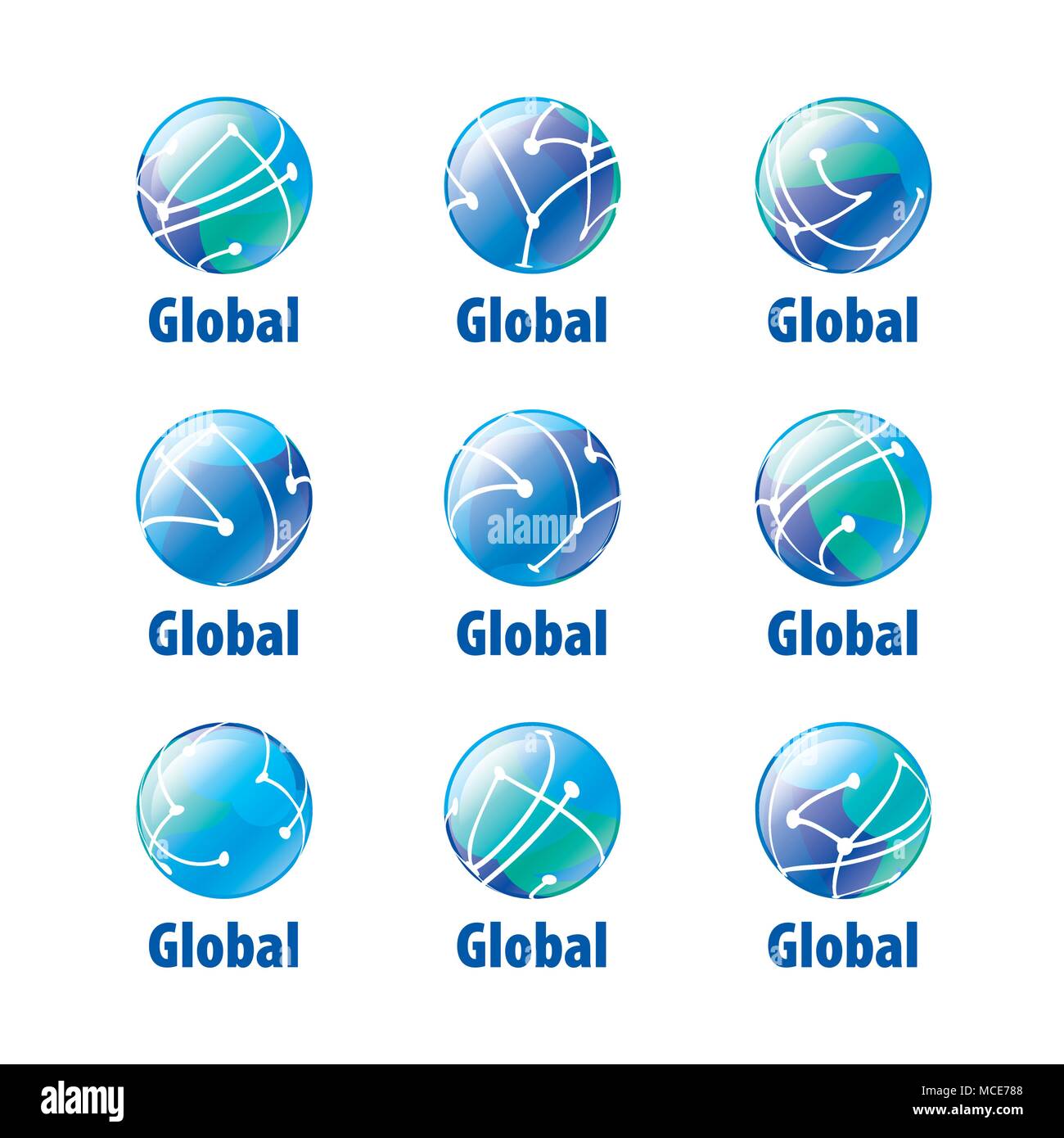 vector logo globe Stock Vector Image & Art - Alamy