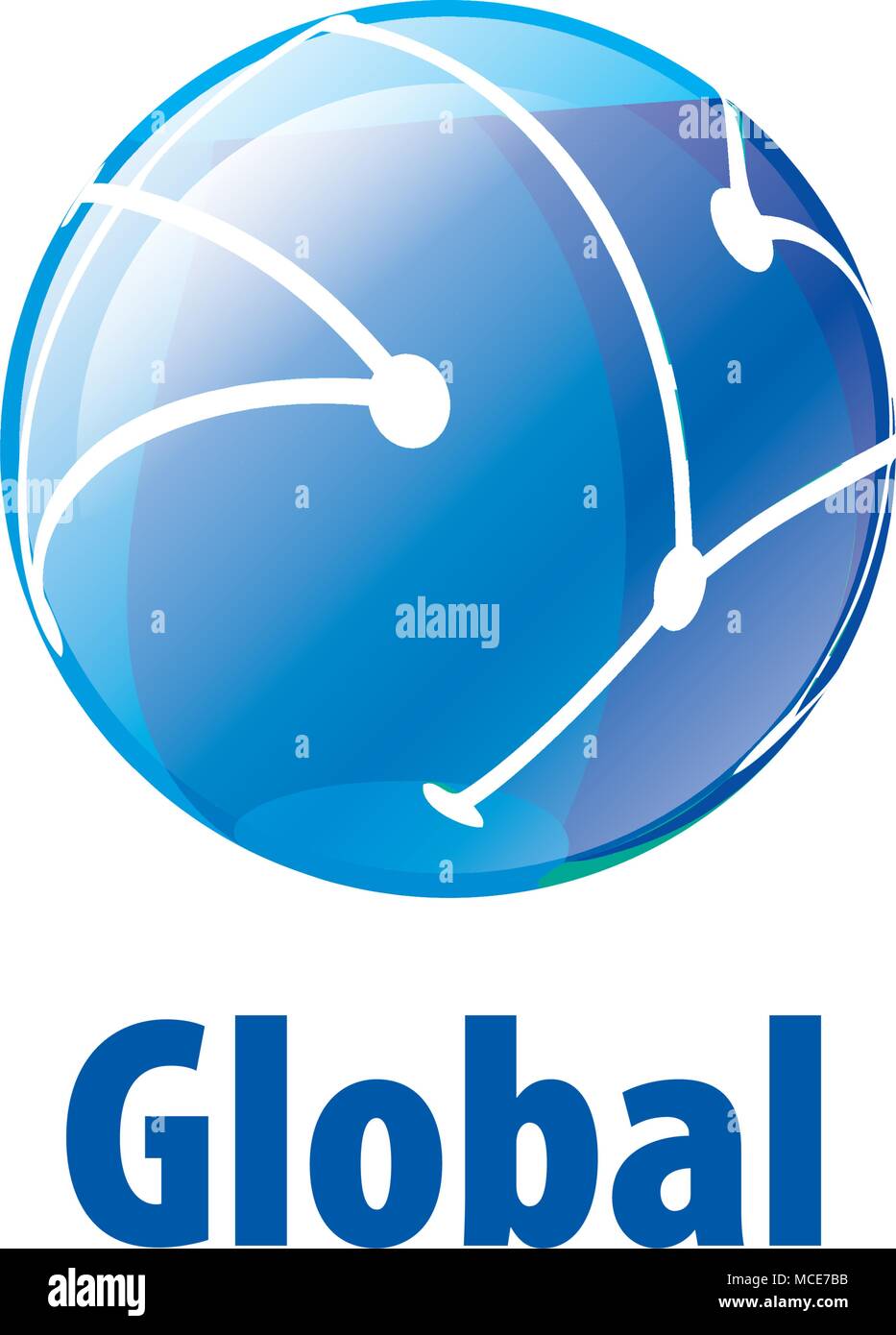 vector logo globe Stock Vector Image & Art - Alamy
