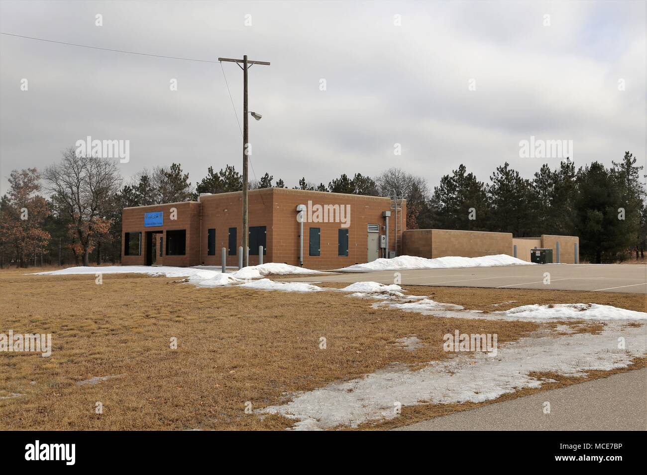 An exterior view of an area of the Fort McCoy Combined Arms Collective ...