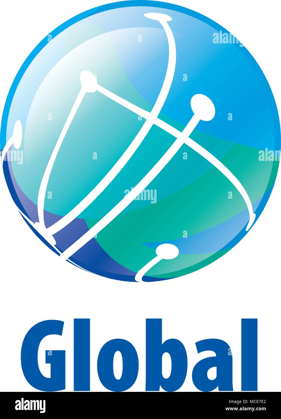 vector logo globe Stock Vector Image & Art - Alamy