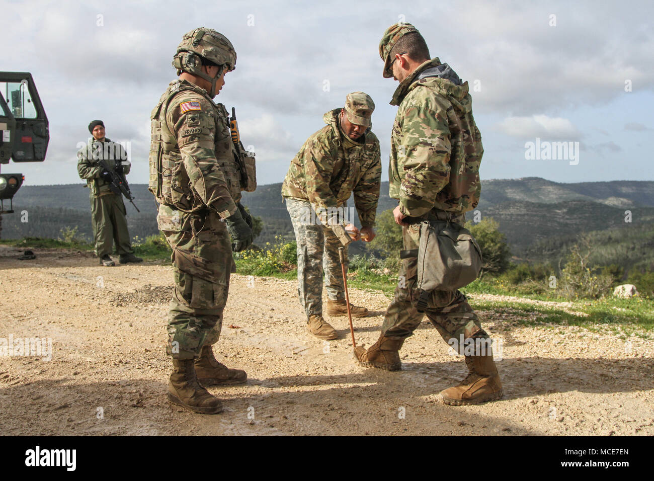 Spc. Benjamin Findley, a nodal network systems operator, Spc. Kenneth ...