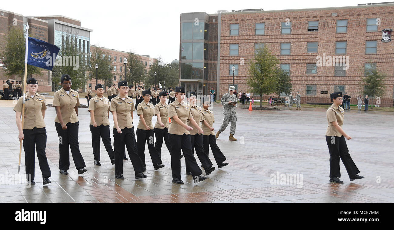 COLLEGE STATION, Texas, (February 24, 2017) – Navy Junior Reserve ...