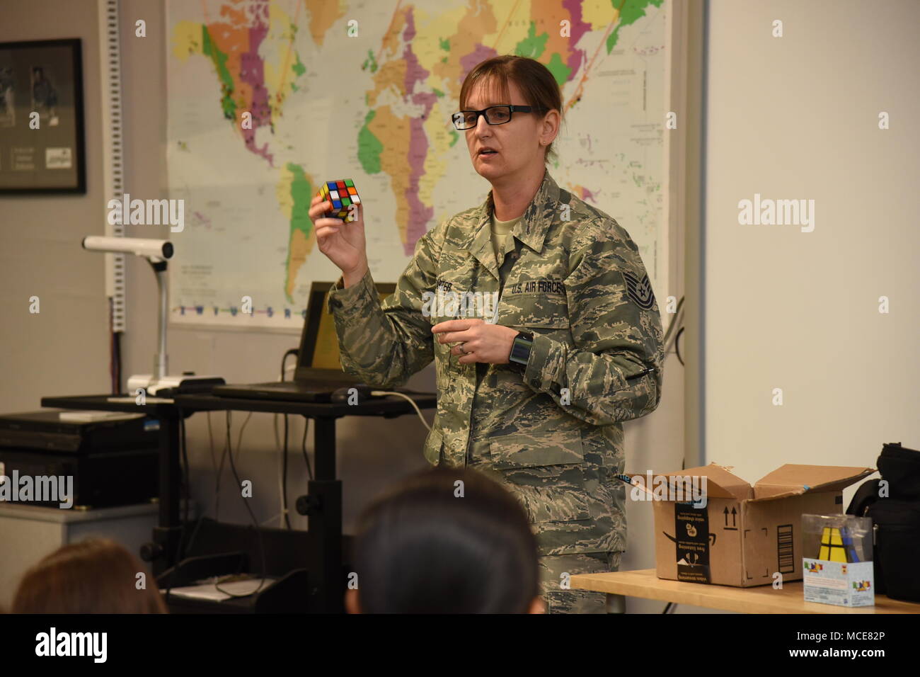 U.S. Air Force Tech. Sgt. Addie Carter, a traditional guardsman with ...