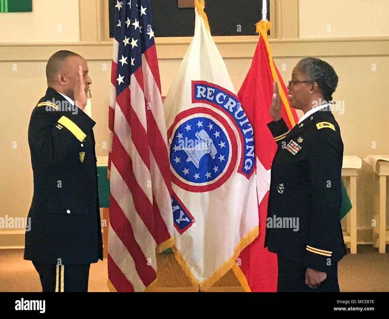 (l. to r.) Brig. Gen. Kevin Vereen, U.S. Army Recruiting Command Operations deputy commanding ...