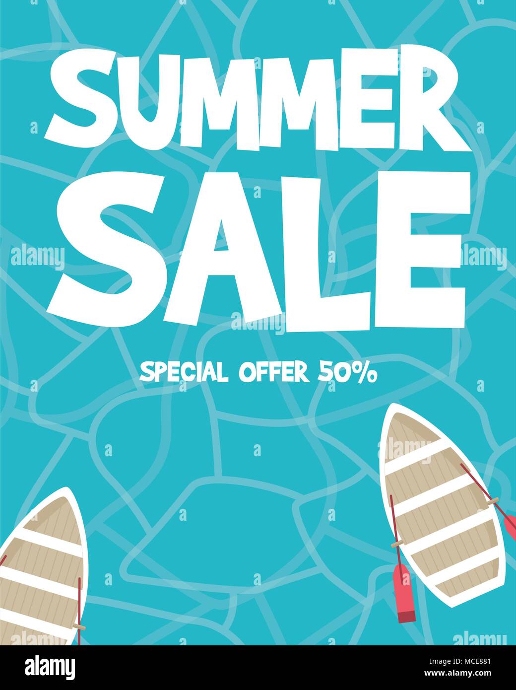 Summer holiday sale morning party vector illustration Stock Vector ...