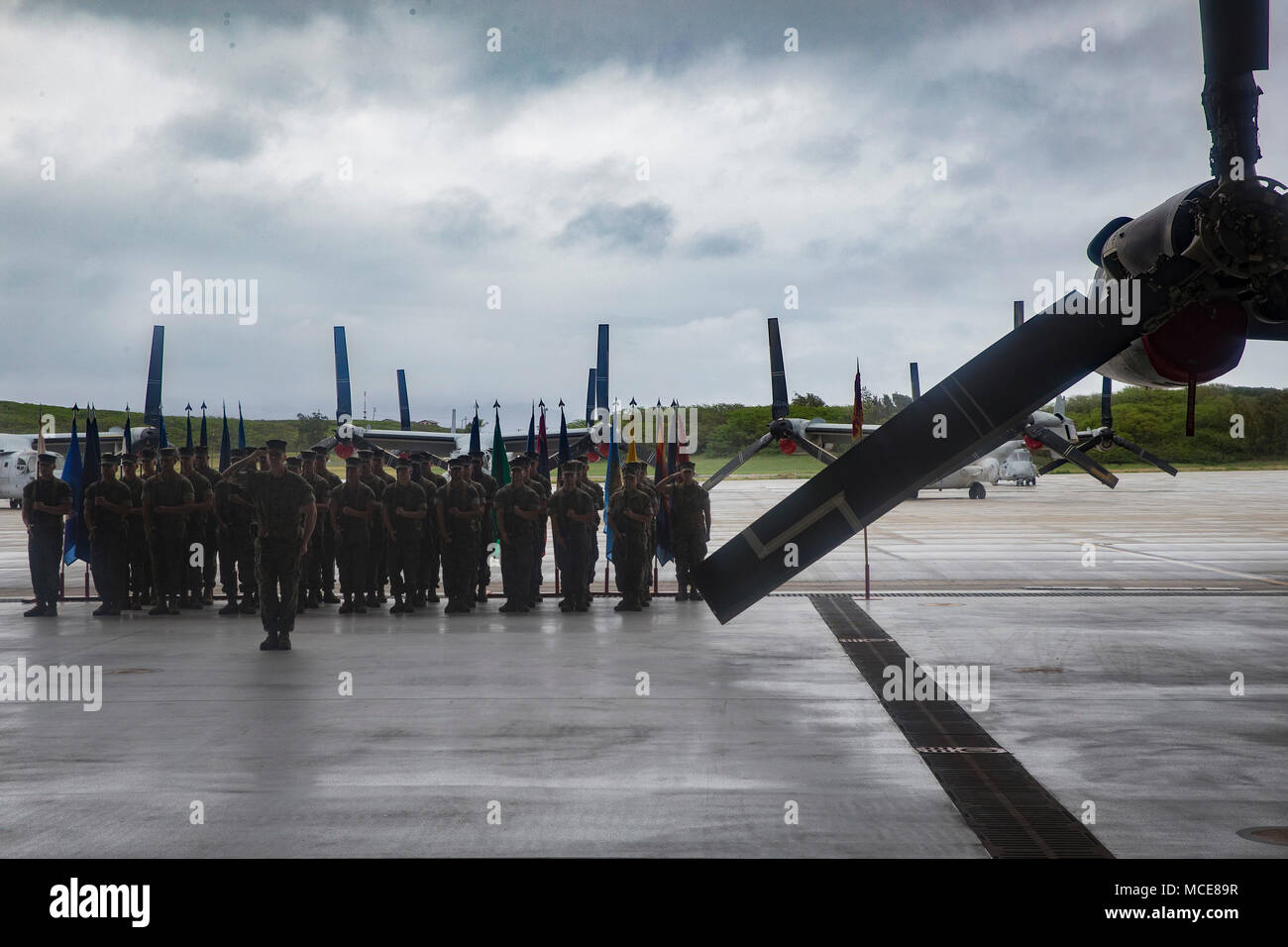U.S. Marines with Marine Medium Tiltrotor Squadron 268 (VMM-268), 1st ...
