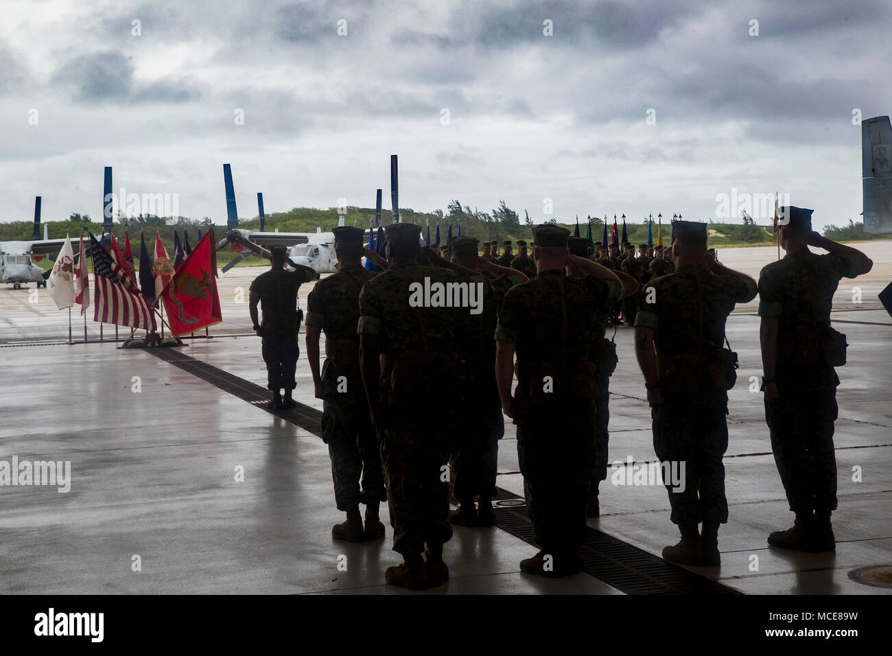U.S. Marines with Marine Medium Tiltrotor Squadron 268 (VMM-268), 1st ...
