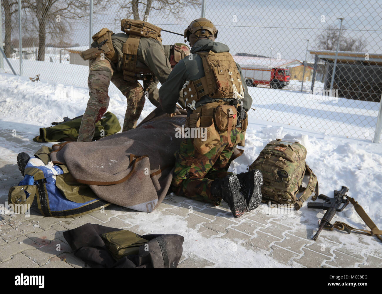 The special operations combat medic course hi-res stock photography and ...