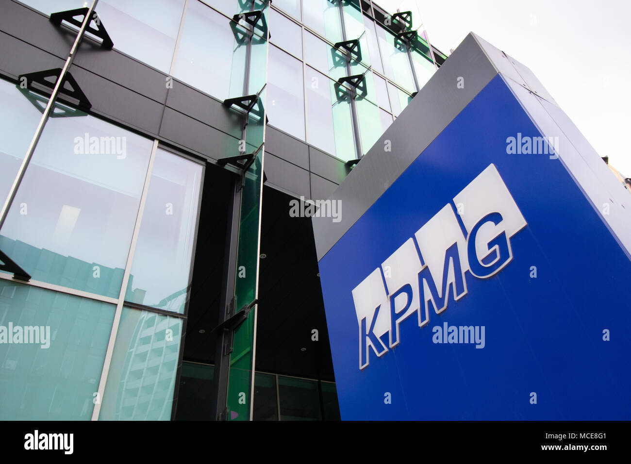 The KPMG 61000 square foot office at Sovereign Square in Leeds, one of ...