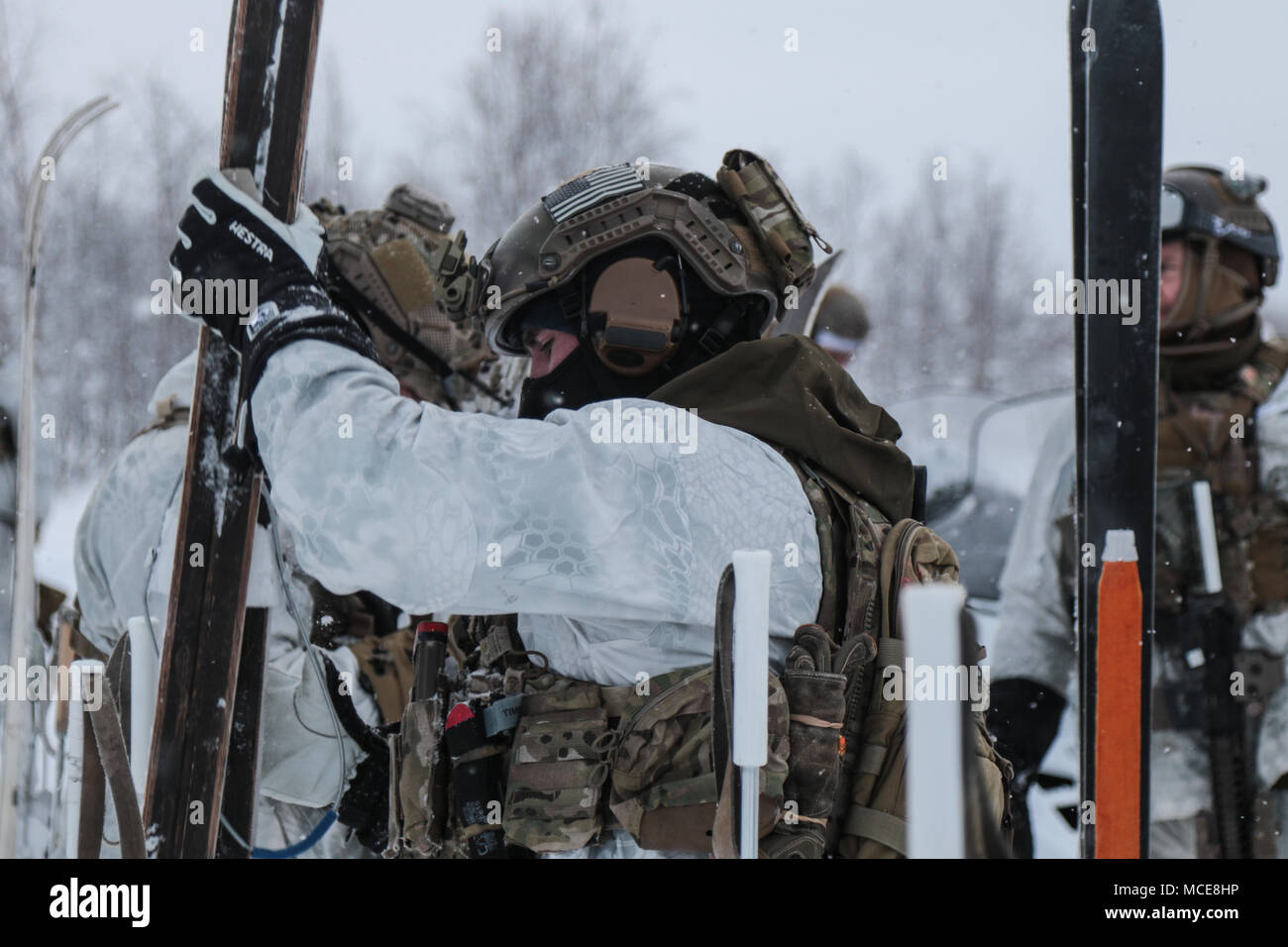 U.S. Airmen assigned to the 321st Special Tactics Squadron, 352nd ...