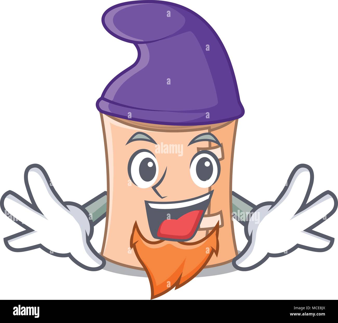Elf medical gauze character cartoon vector illustration Stock Vector ...